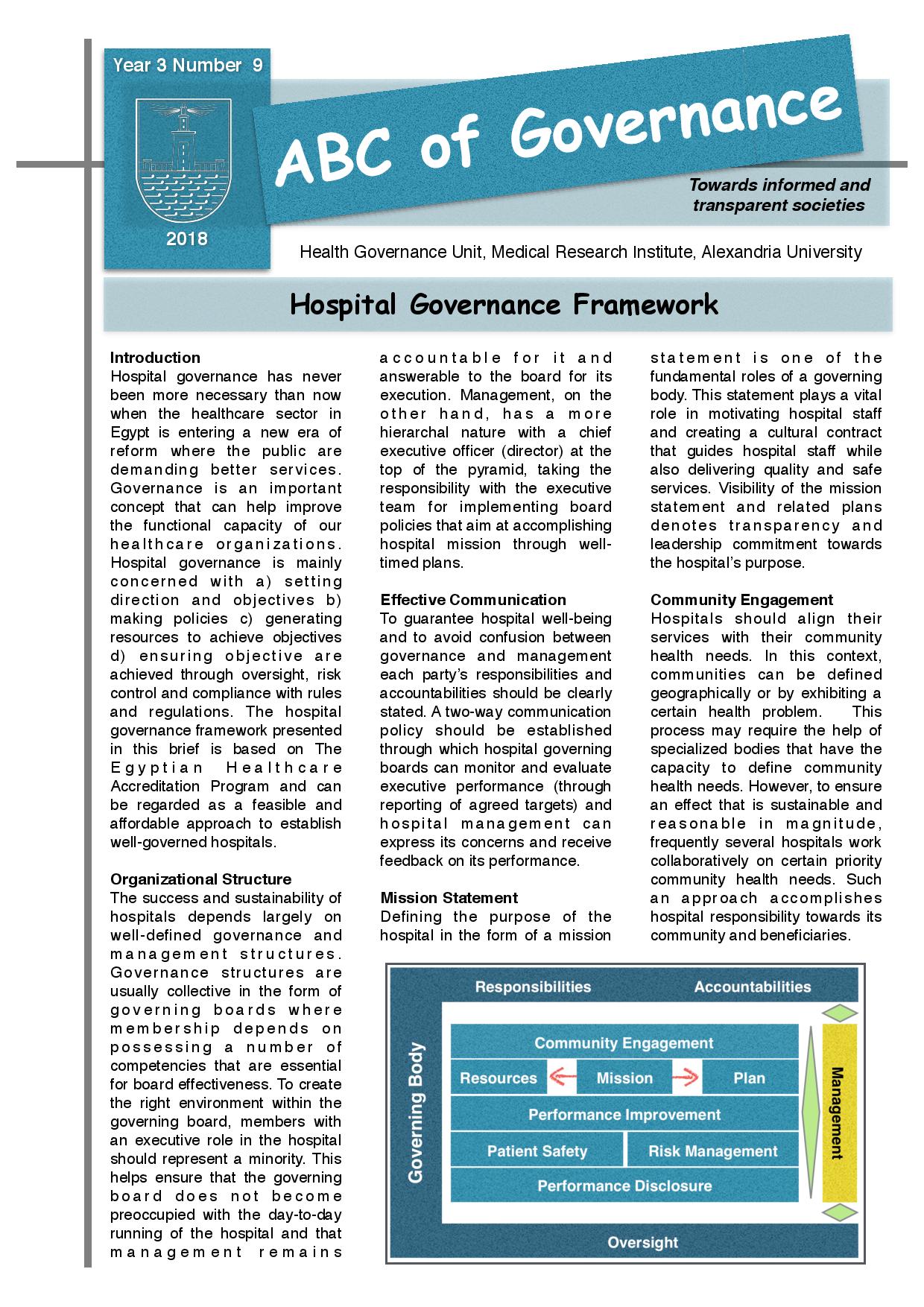 Health Governance Unit